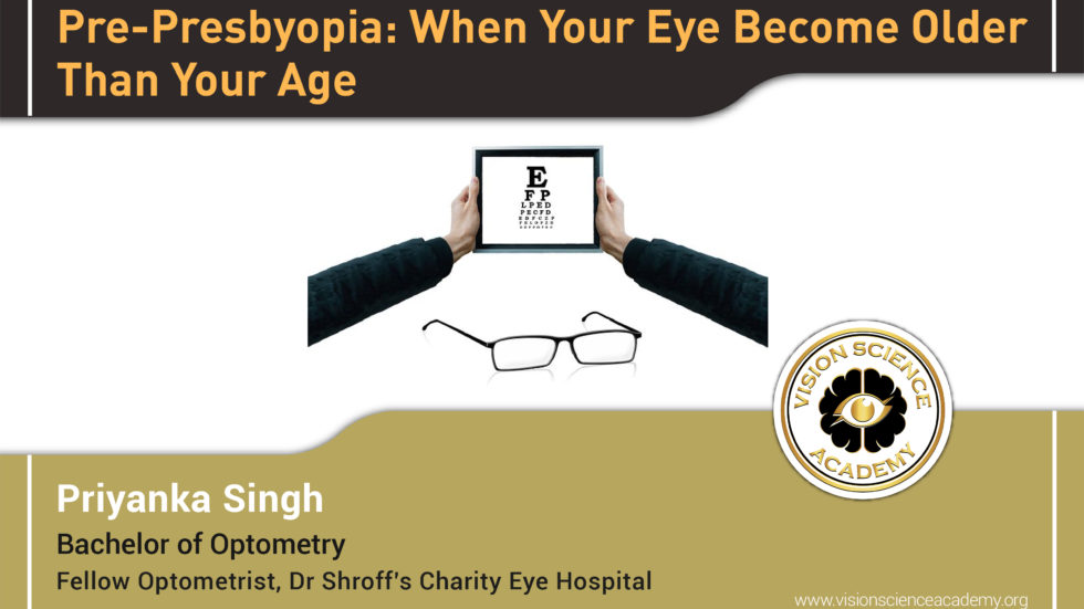Pre-Presbyopia: When Your Eye Become Older Than Your Age - Vision ...