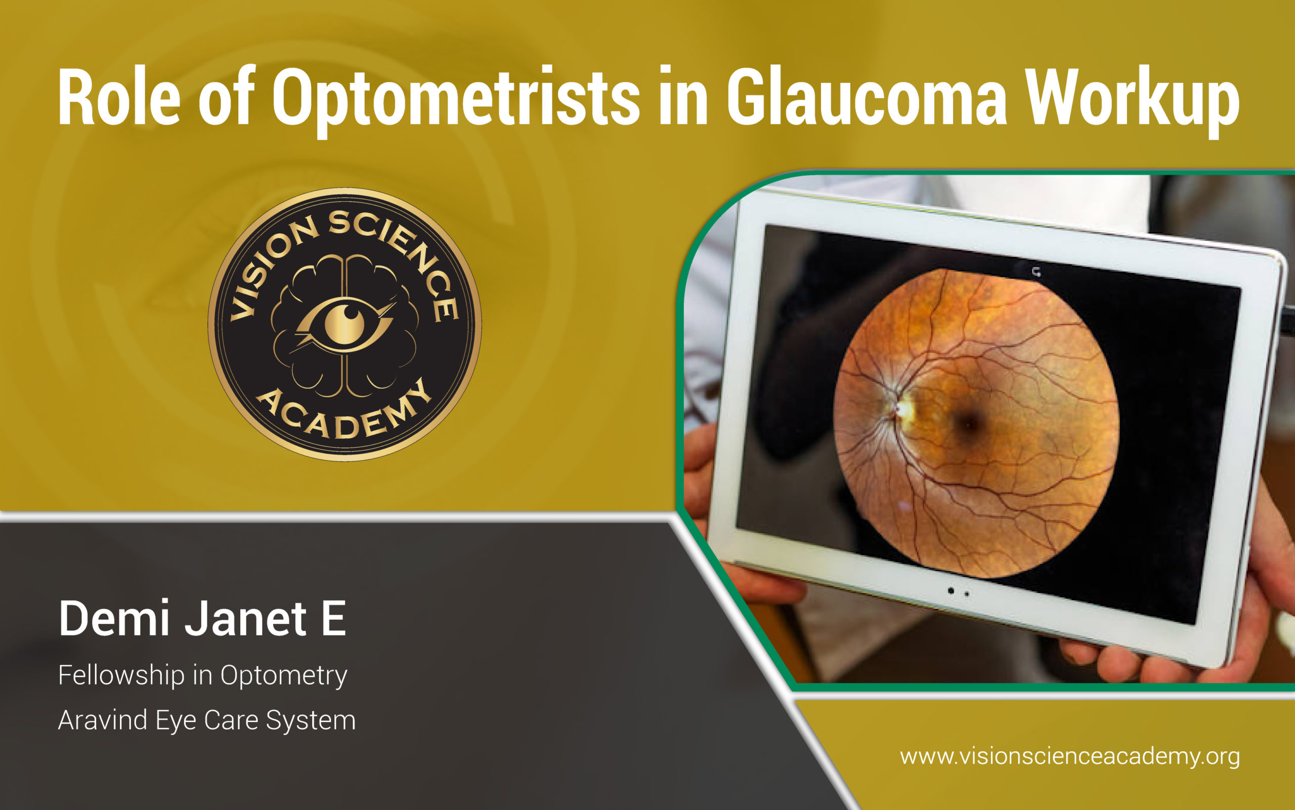 Role of Optometrists in Glaucoma Workup - Vision Science Academy