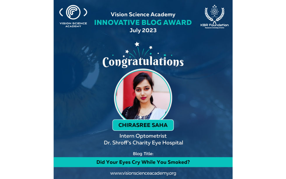VSA – KBRF Awards | July 2023 - Vision Science Academy