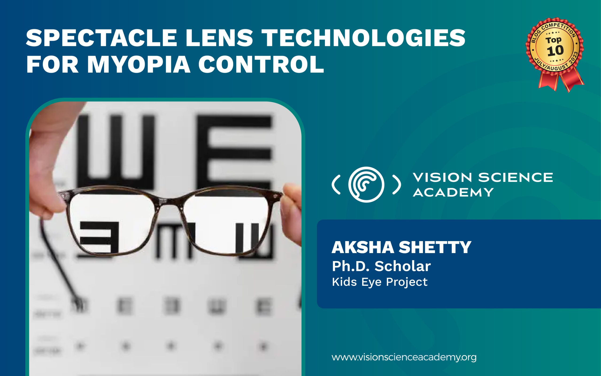 Spectacle Lens Technologies for Myopia Control - Vision Science Academy